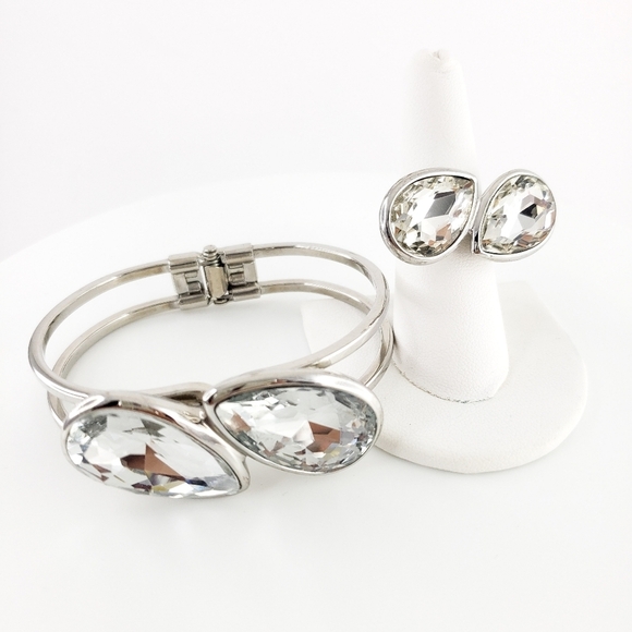 Kenneth Cole | Jewelry | Y2k 9s Set Statement Bracelet Ring Kenneth ...